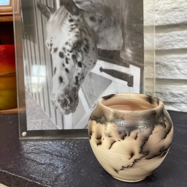 Raku Pottery With Striped Crackle Glaze. Orange and Brown. - Etsy