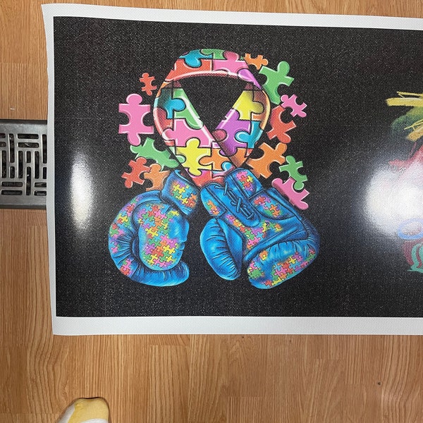 Autism Awareness With Boxing Gloves Png Sublimation Design Download ...