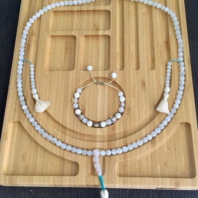 Wooden Mala Bead Design Board and Wooden Bracelet Bead Board as a ...