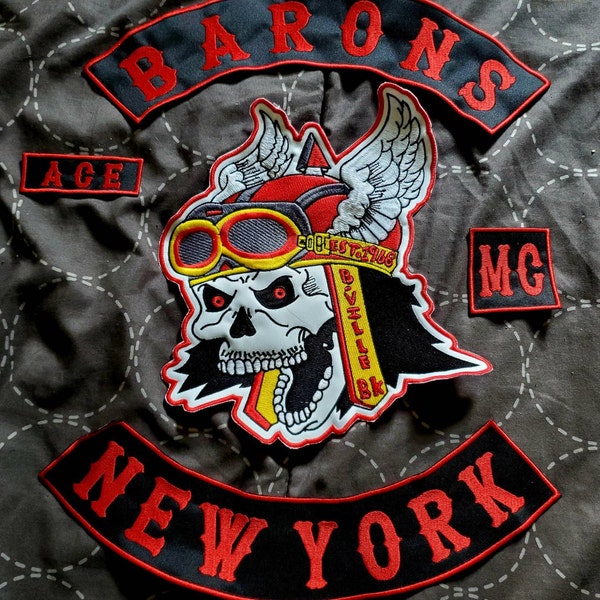 Custom Patch for Bikers, Any Size, Motoclub Jacket, Large Patch, Back ...