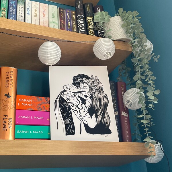 Cardan and Jude (A4) - Archival Fine Art Print - the Cruel Prince - the ...