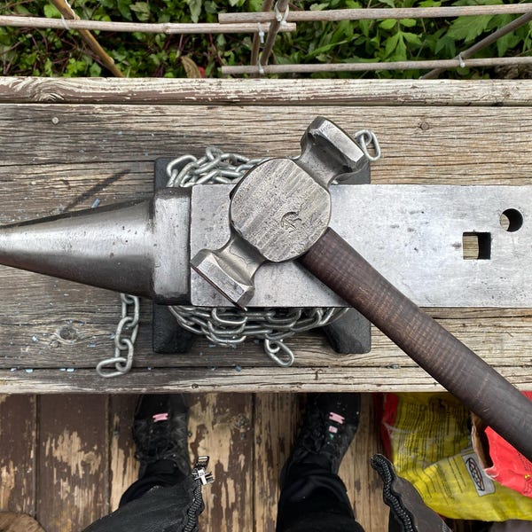 Blacksmith's Rounding Hammer 2-3.5lb, Double Face Hammer - Etsy