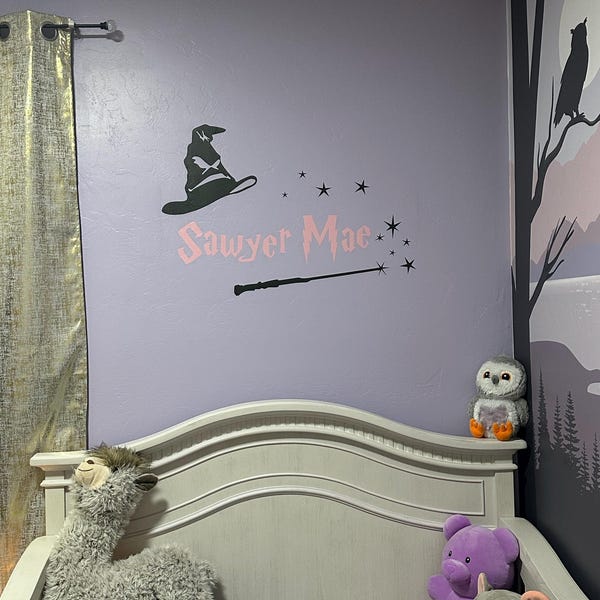 Personalized Gamer Unique Sword Name Wall Decal| Block Sword Name Vinyl ...