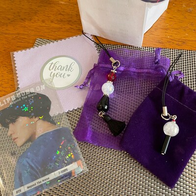 BT21 RJ Inspired Clip on Charm With Swarvoski Beads Please Read ...