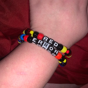 Undertale AU Inspired Handmade Character Kandi Bracelets Custom AU ...