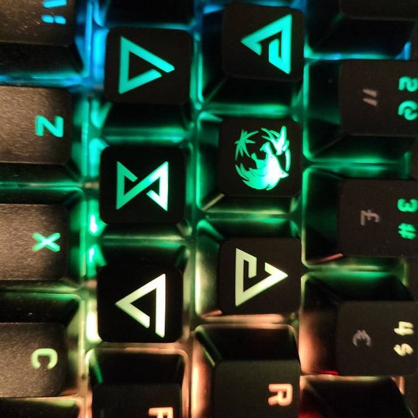 Rune Keycap Set, Elder Futhark Runes, Artisan Keycaps, Custom Keys for ...