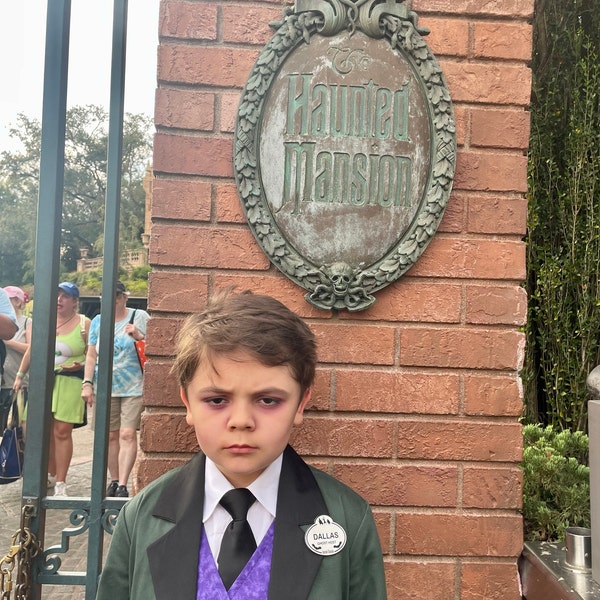 The Haunted Mansion Butler Inspired 3 Piece Outfit Sizes 4 to 14 the ...