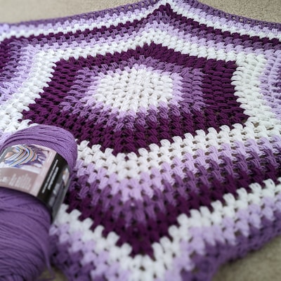 Stabby Granny Star Crochet Blanket Pattern UK and US Terms Granny ...