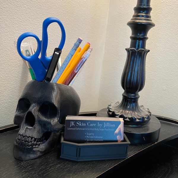 Coffin Shaped Business Card, Ear Swab, Paper Clips Container - Etsy