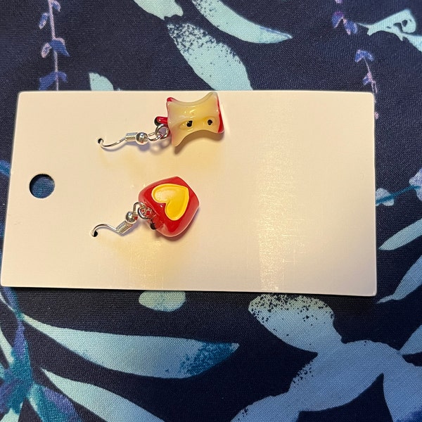 White Chocolate Ice Cream Ice Lolly Novelty Earrings Kawaii Jewellery ...