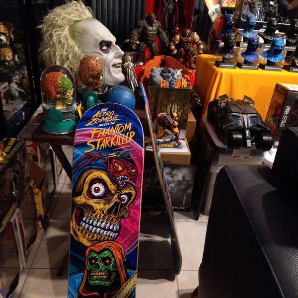 1980s OG Cursed Skeletal Skateboarder Tim Baron Spiral Notebook ...