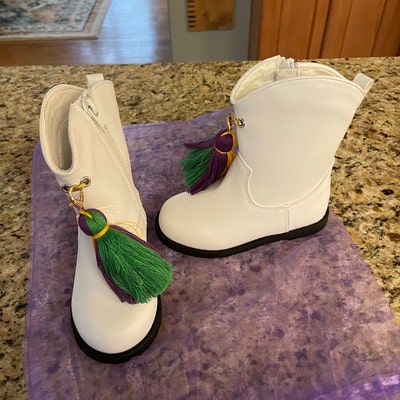 Adult/women's Majorette Marching Boot Mardi Gras PREORDER - Etsy