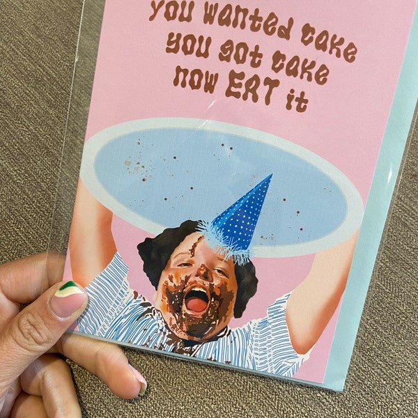 Bruce Bogtrotter, Matilda Inspired Birthday Card, Funny, Greeting Cards ...