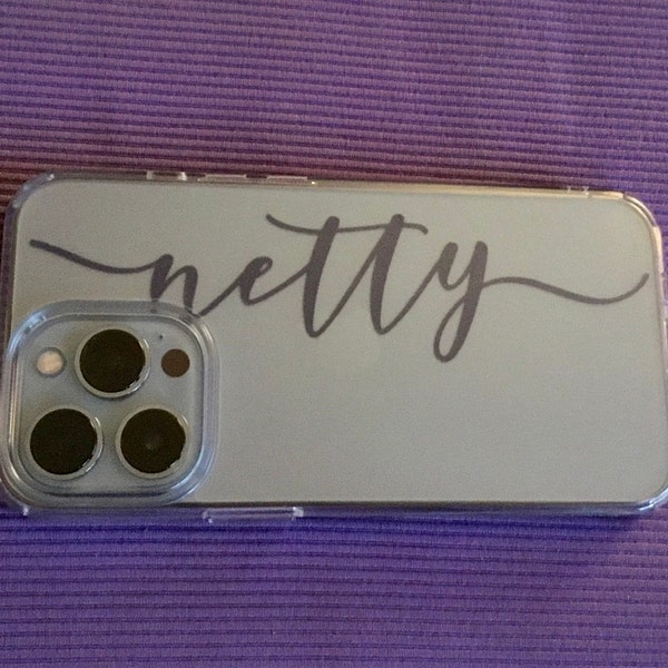 Name Decal for Phone | Vinyl Name Decal | Name Sticker Decals | Car ...