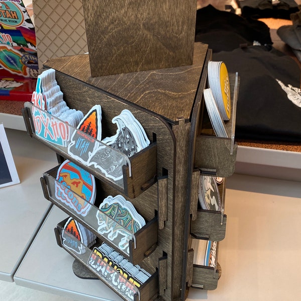 Sticker Display Stand 9 Shelves - Etsy