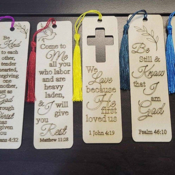 Christian Bookmark Set #1 SVG, Digital File Only - Etsy