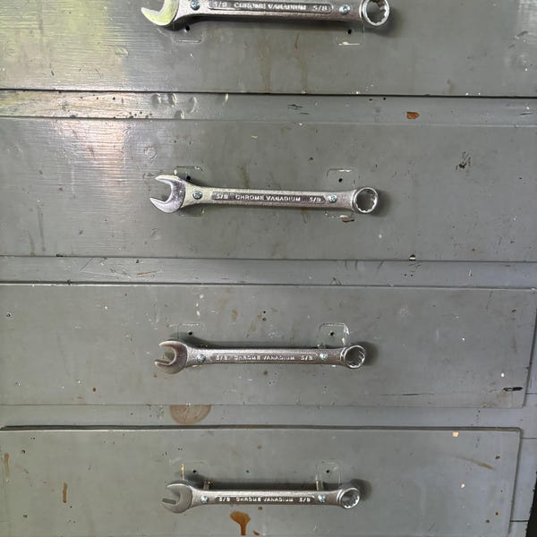 Custom Made Wrench/tool Drawer Pull or Cabinet Handle - Etsy