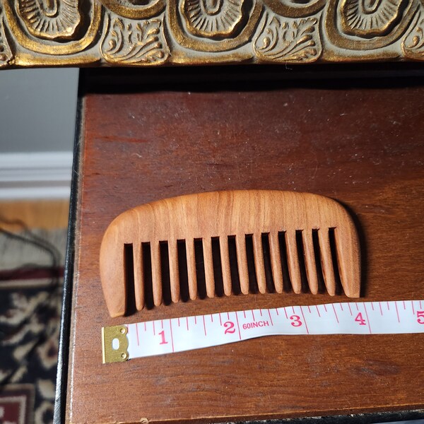 Handmade Wood Comb (WIDE TOOTH) - Etsy