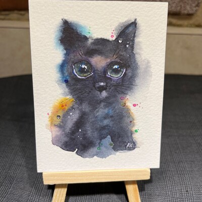 Angelfish Original Art, Freshwater Fish, Aquarium, Colorful Little Fish ...