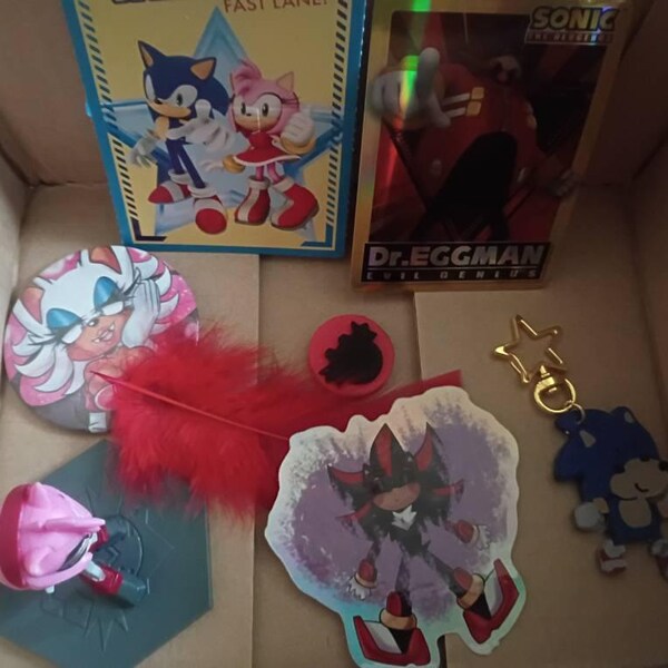 Sonic the Hedgehog Gift Box (MIN 5 ITEMS) - Etsy