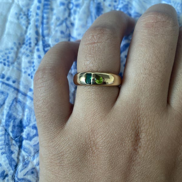 Coil Stacker Ring in Solid Gold, Yellow Gold Wedding Band, Gold ...