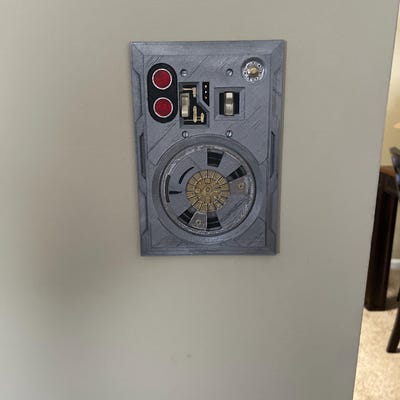 Sci Fi Droid Robot Access Light Switch Cover Plate Star Wars Style ...