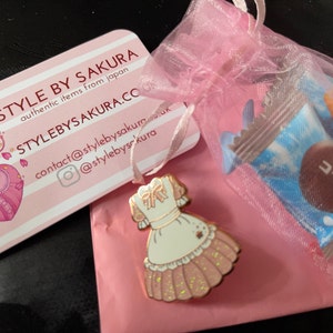 Maid Uniform Enamel Pin, Hard Enamel Pin, Kawaii Pin, Harajuku Fashion ...