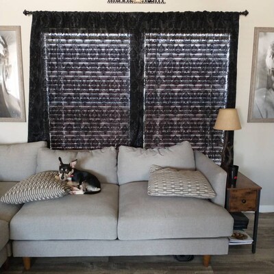 Lovemyfabric Taffeta Flocking Damask Print Window Curtain Panel/stage ...