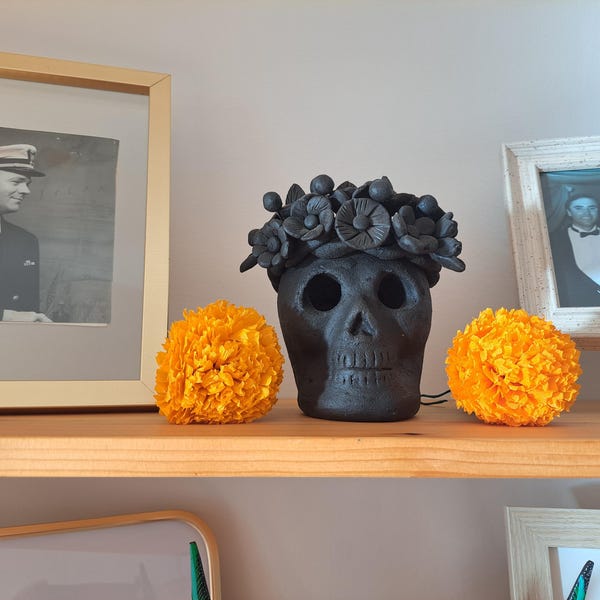 Mexican Jaguar Danza Del Tigre La Tigrada Tecuani Mask With Genuine ...