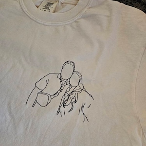 Custom Portrait Shirt, Comfort Colors Custom Portrait From Photo ...