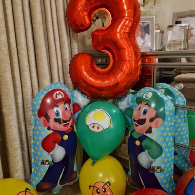 Sonic & Knuckles Age 6 Balloon Set Birthday Party Decoration Boys Girls ...