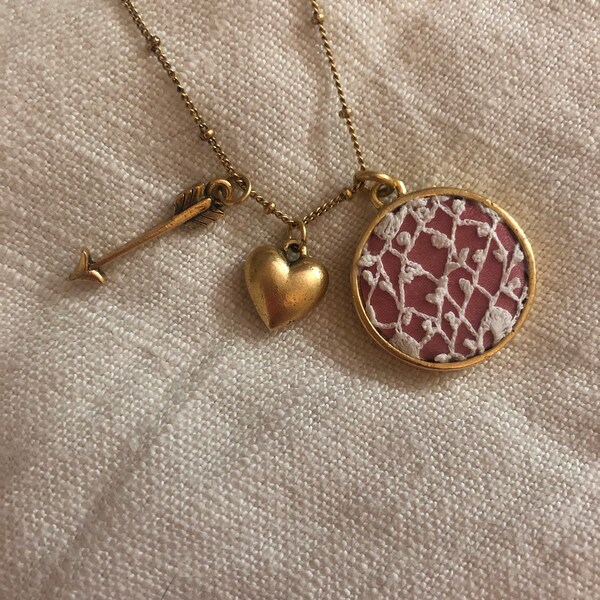 Your Lace Necklace. Custom Keepsake Pendant Made From Wedding Dress ...