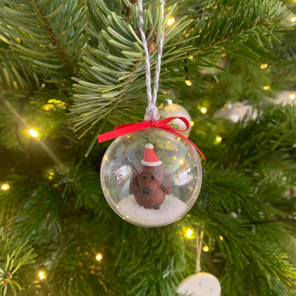 Spaniel Dog Baubles Christmas Decorations Springer Spaniel Cocker ...