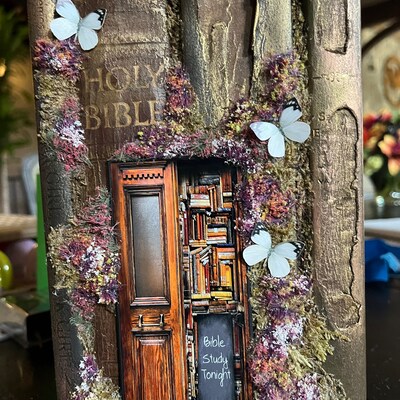 Custom Antiqued Bookshelf Insert/samples of Some Custom Creations/old ...