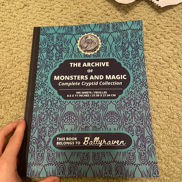 Cryptid Zoo & Aquarium Coloring Book - Etsy