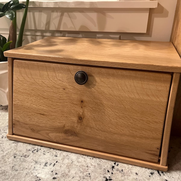 Black Walnut Bread Box - Etsy