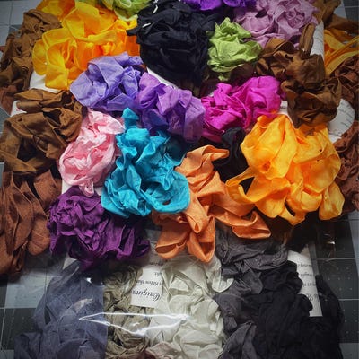 Scrunched Crinkled Chalk White Seam Binding 1/2 Inch Wide 5 Yards Scrap ...