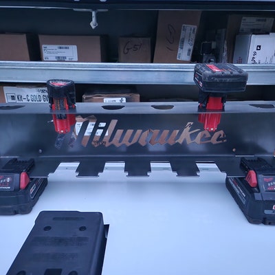 Milwaukee M18 Power Tool / Battery Holder / Organizer / Rack / Hanger ...