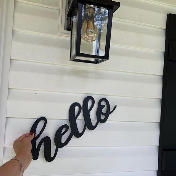 Freestanding Home Sign Modern Farmhouse Home Sign Minimalist Decor ...
