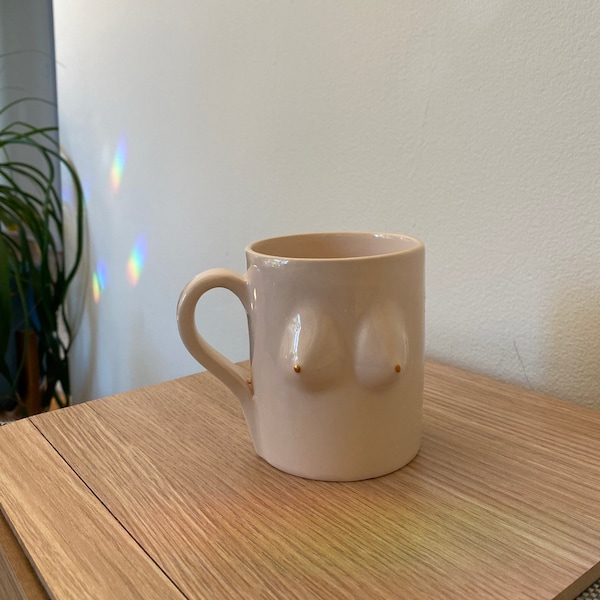 Set of 2 Fun Seconds Cups | Boob Espresso Mug With Flaws | Gift Perfect ...