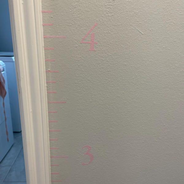 DIY Vinyl Kids Growth Chart Ruler Decal for Boys and Girls (GC-DCL ...