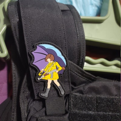 Assault Girl PVC Patch With Hook and Loop Backing Tactical Morale Patch ...