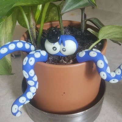 Octopus Plant Pot Decoration.pot Accessory.plant Pet.glow in the Dark ...