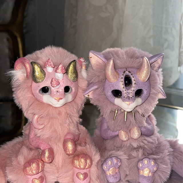 Fantasy dolls Creepy cute animals Mythical creatures by InaryToys