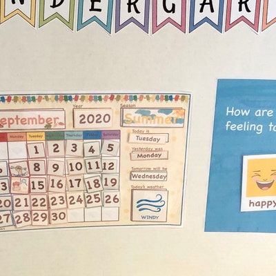 Homeschool Wall Calendar Perpetual Calendar Kids Calendar, Classroom ...