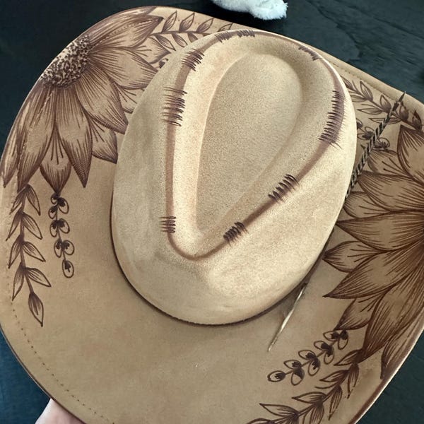 Faith Can Move MOUNTAINS- Authentic Hand Burned Hat, Wild Child, Best ...