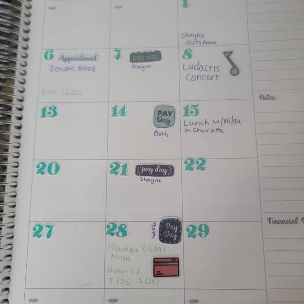 Full Box Clipboard Style Bujo Planner Stickers: Lined Checklist Blank ...