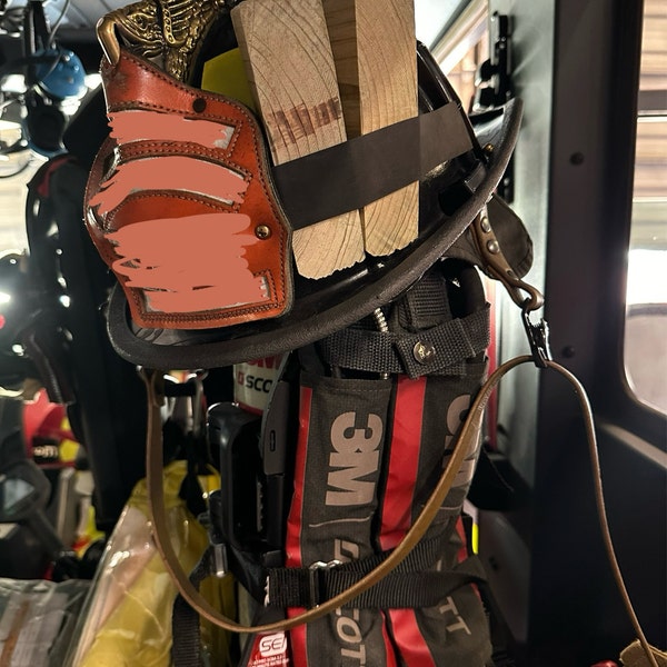 Premium Firefighter Radio Strap - Etsy