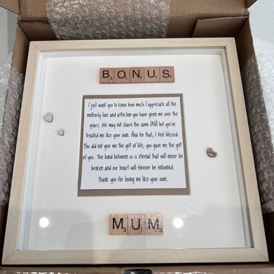 Gift for Brother, Frame for Brother, Personalised Handmade Frame for ...