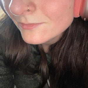 14K Gold Black Nose Ring Set 20g/2mm Nose Stud/cz Gemstone Nose Stud ...